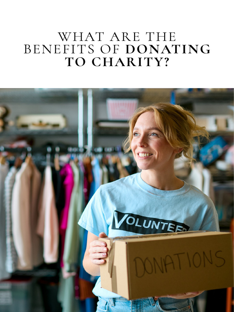 Benefits of Donating to Charity | PDF