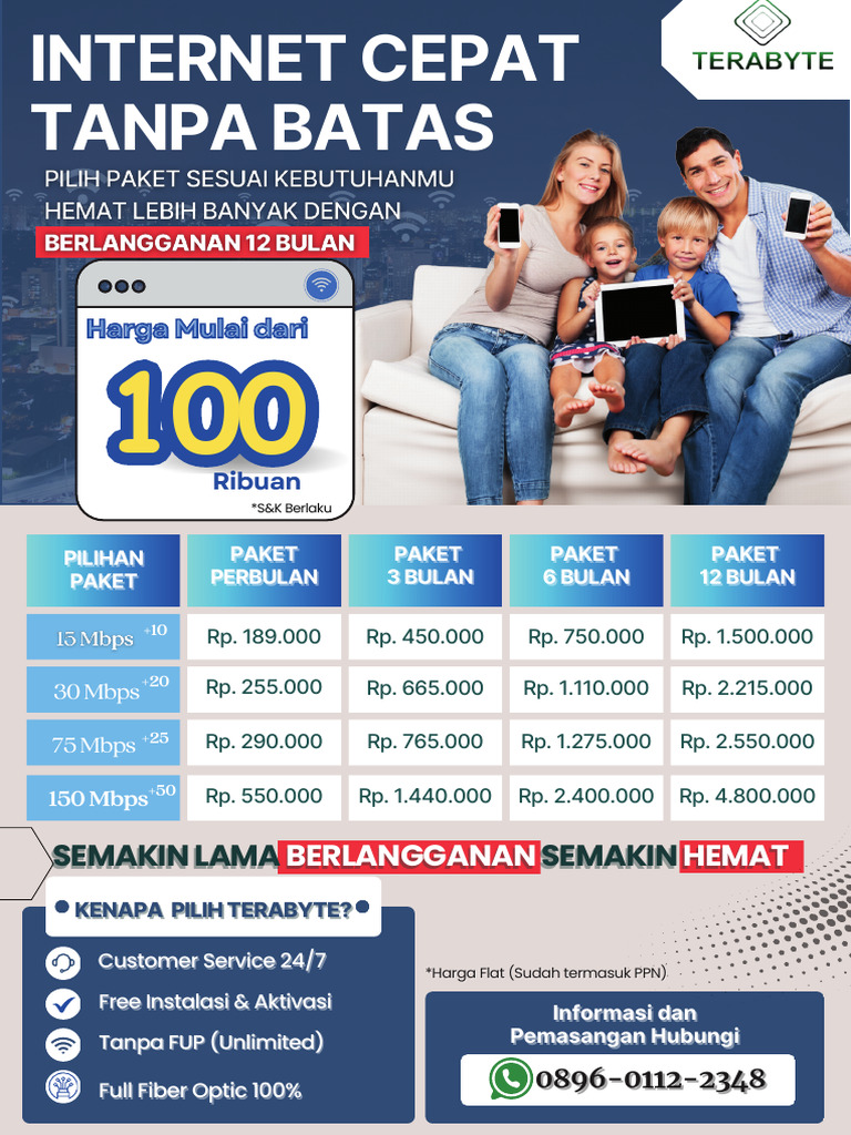 Paket Internet Terabyte Indonesia | PDF