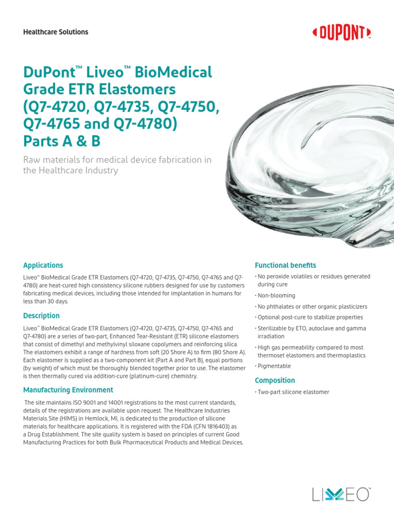 Liveo BioMedical Grade ETR Elastomers - 001-20382-CDP0820 - A4-Digital ...