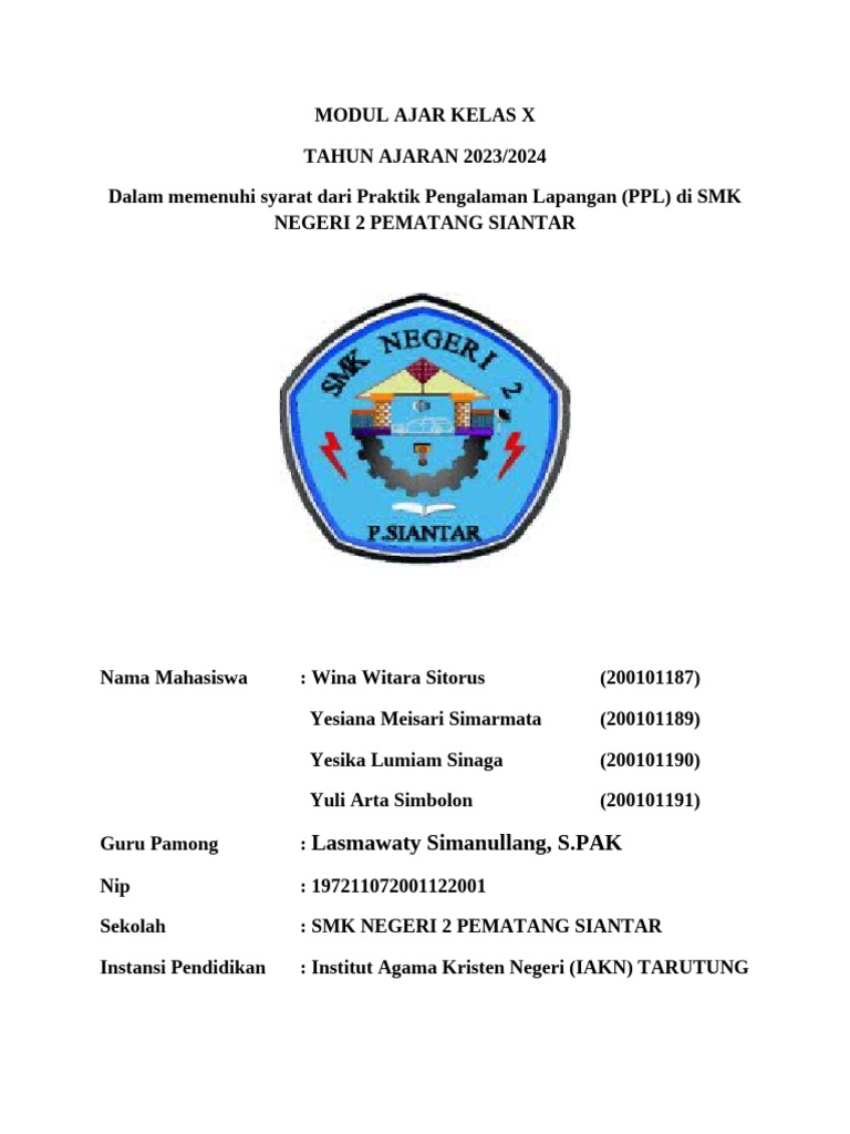 Modul Ajar Kelas x Kurmer | PDF