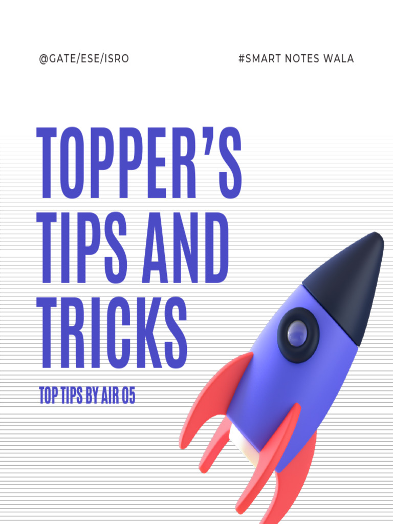 Tips and Tricks Gate 05 | PDF