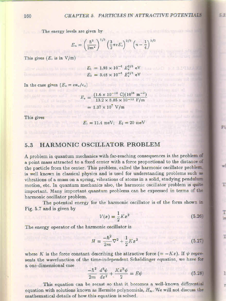 Harmonic Oscillator | PDF