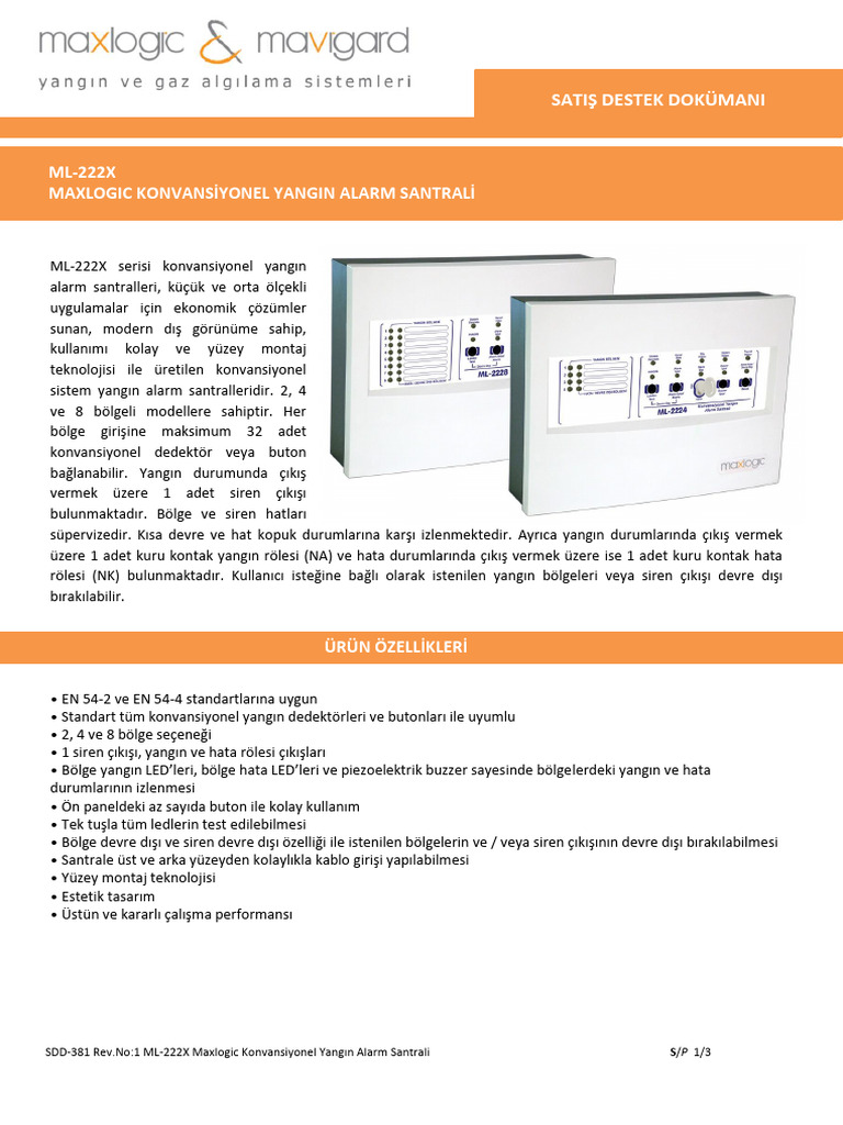 ML-222X Satis Destek Dokumani | PDF