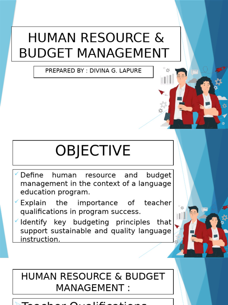 Human Resource & Budget Management | PDF