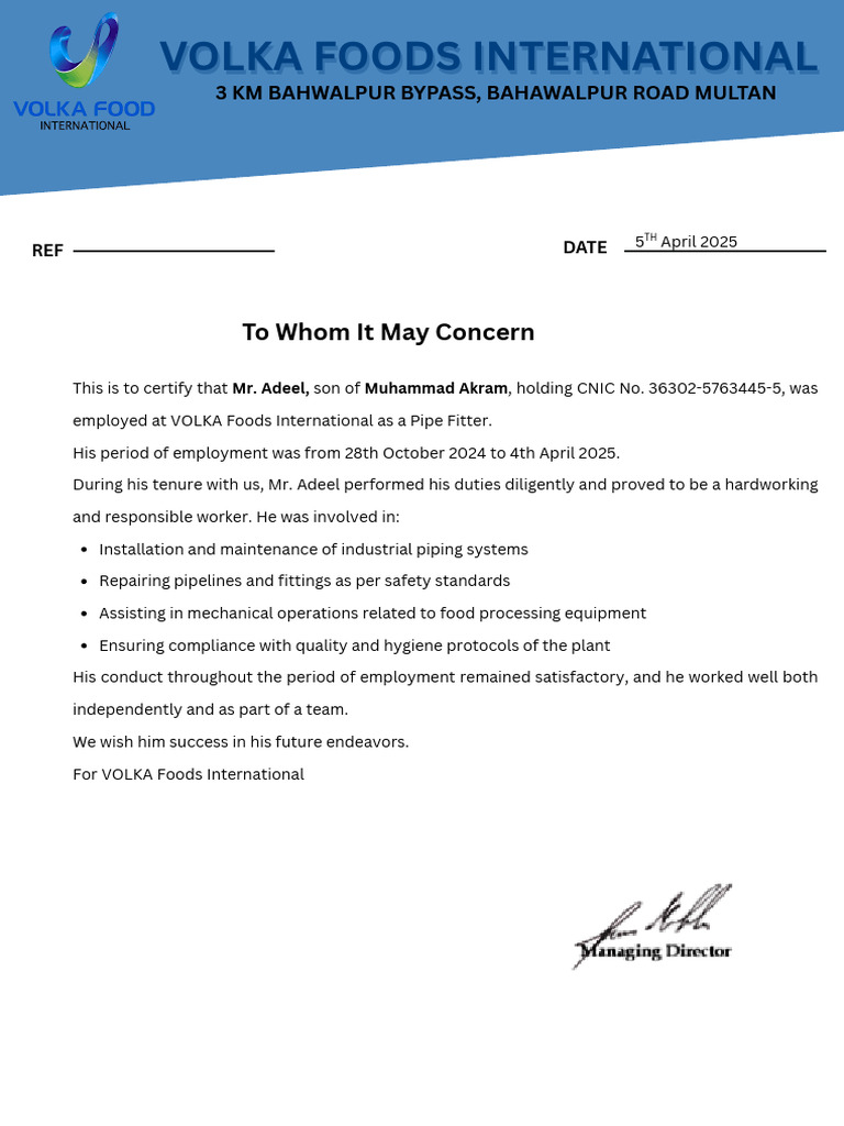 Volka Foods International | PDF