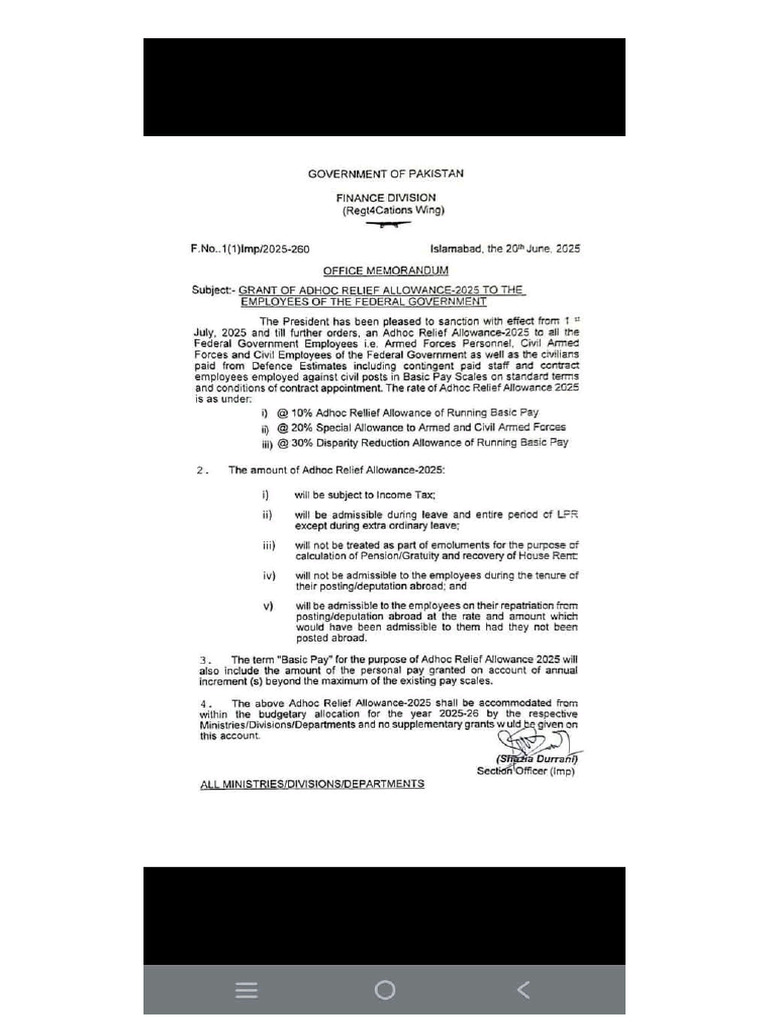 Fedral Government Budget | PDF