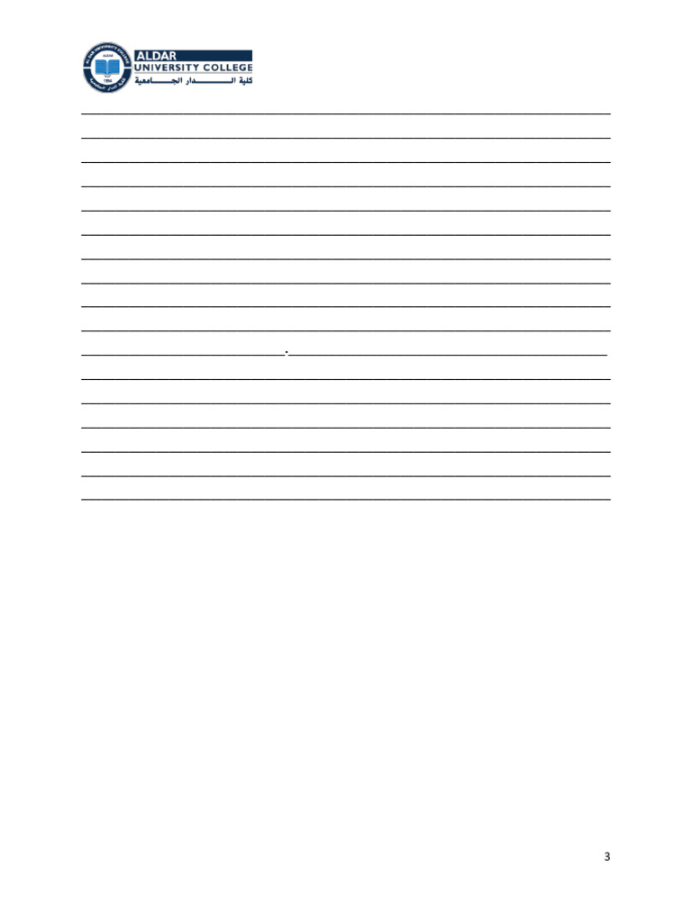 Assessment Format 1-3 | PDF