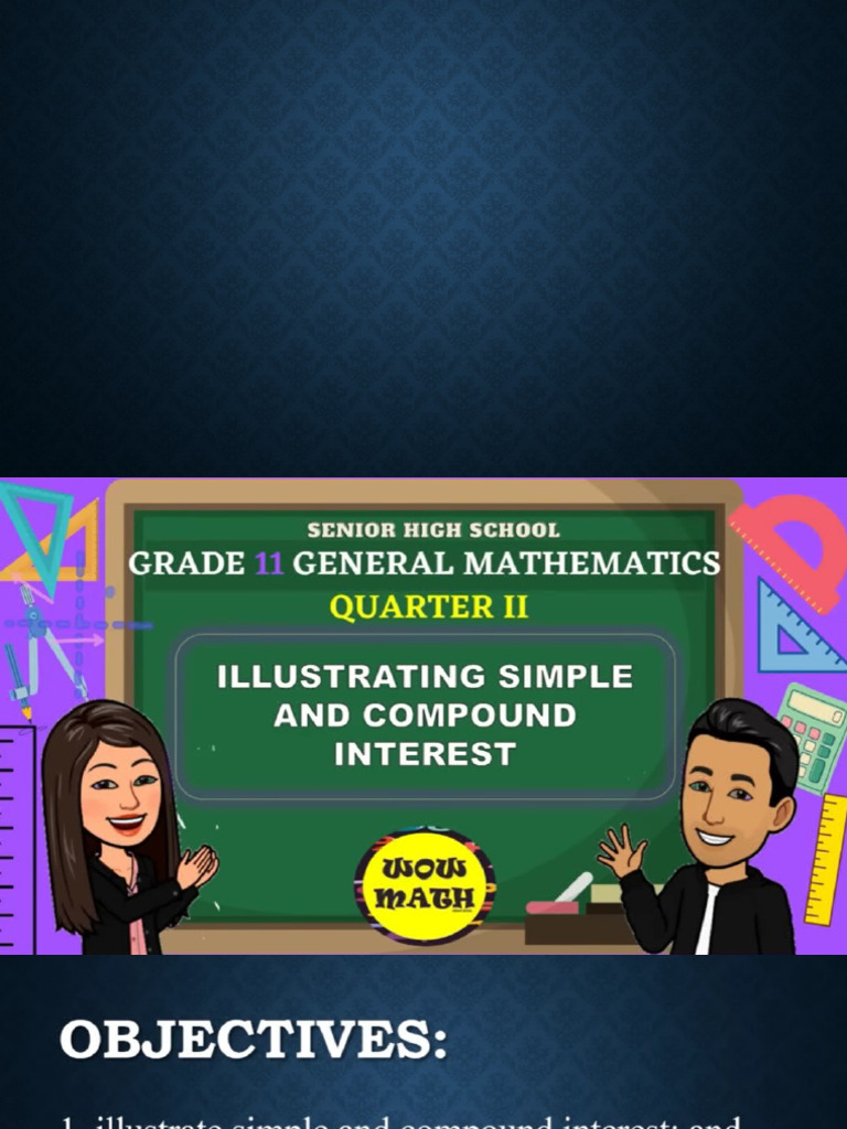 1 - Illustrates Simple and Compound Interest | PDF