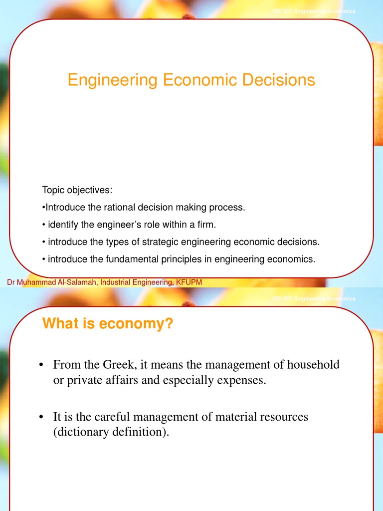 Introduction To Engineering Economic Analysis | PDF | Economics ...