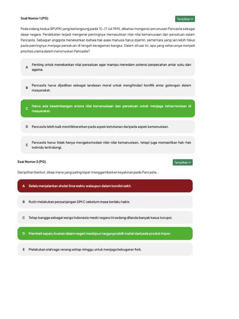 Soal To Paket 15 Al Faiz | PDF