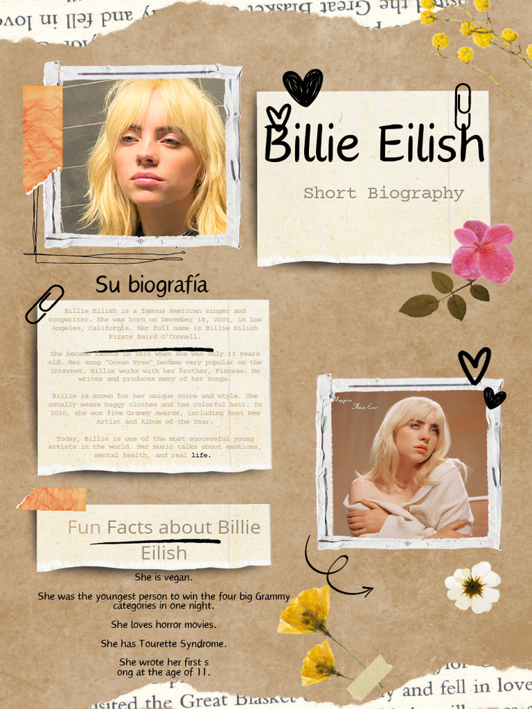 Billie Eilish: Biography and Fun Facts | PDF