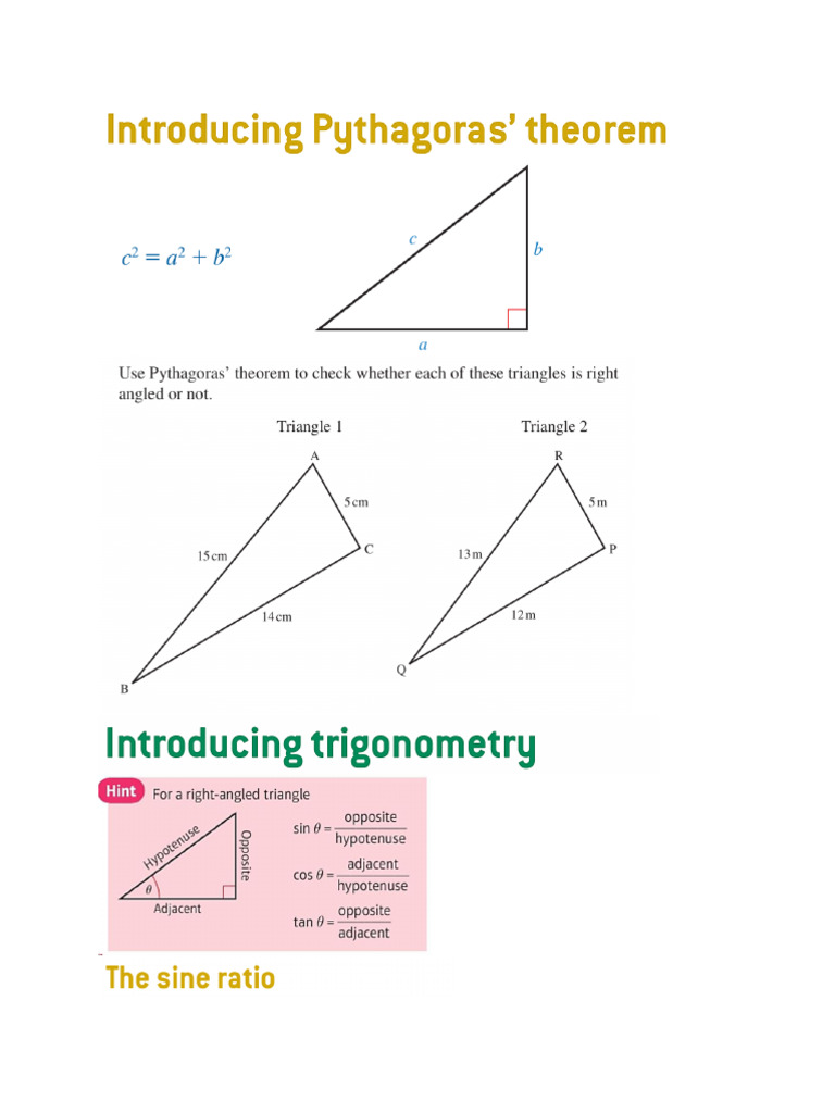 Ladder and Triangle Angle Calculations | PDF