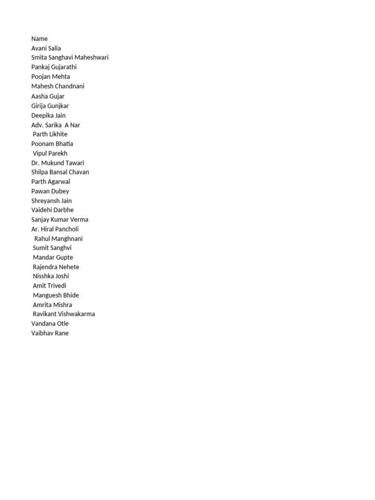 Member List | PDF