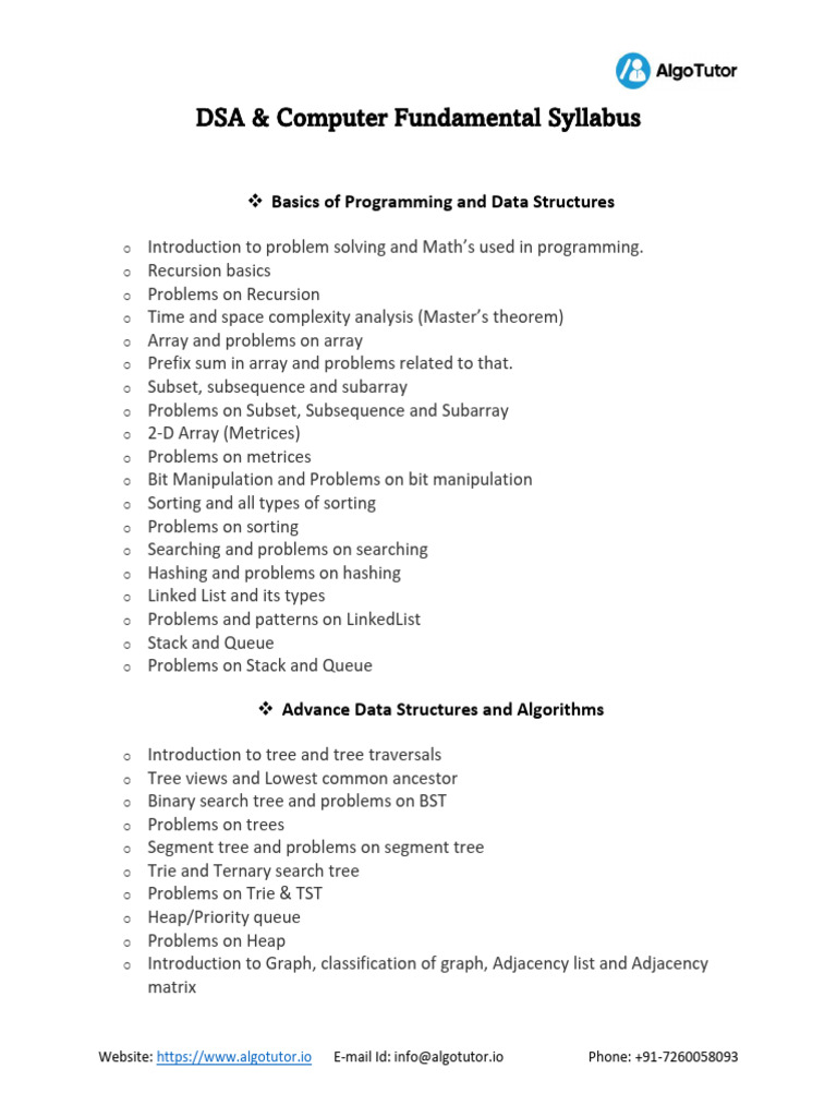 DSA With Full Stack Specialization | PDF | Internet Protocol Suite | Relational Database