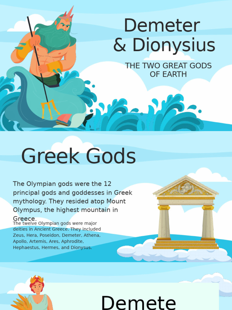 Mythology | PDF | Twelve Olympians | Persephone
