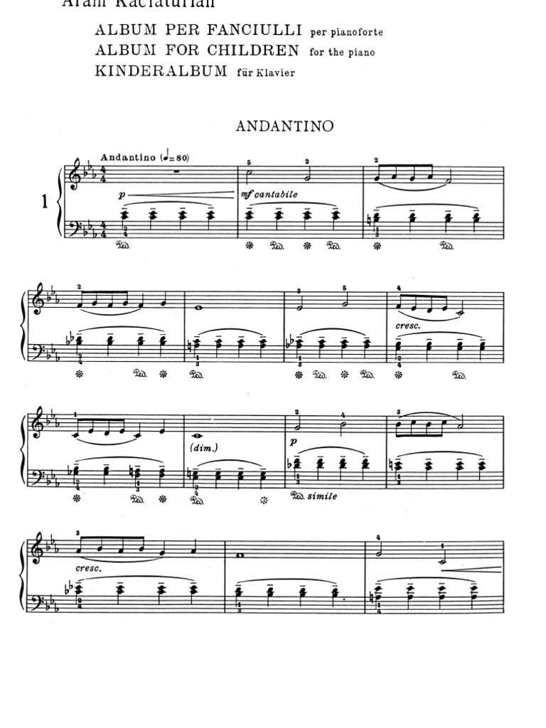 1 Andantino | PDF