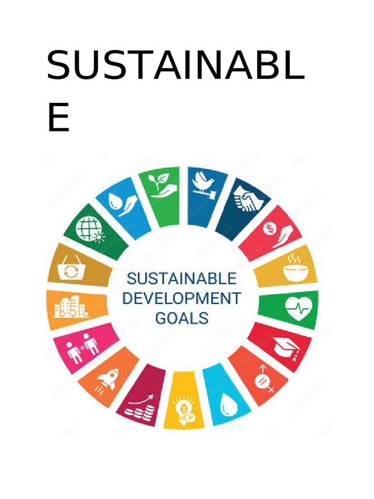 SUSTAINABLE Development | PDF | Sustainability | Sustainable Development