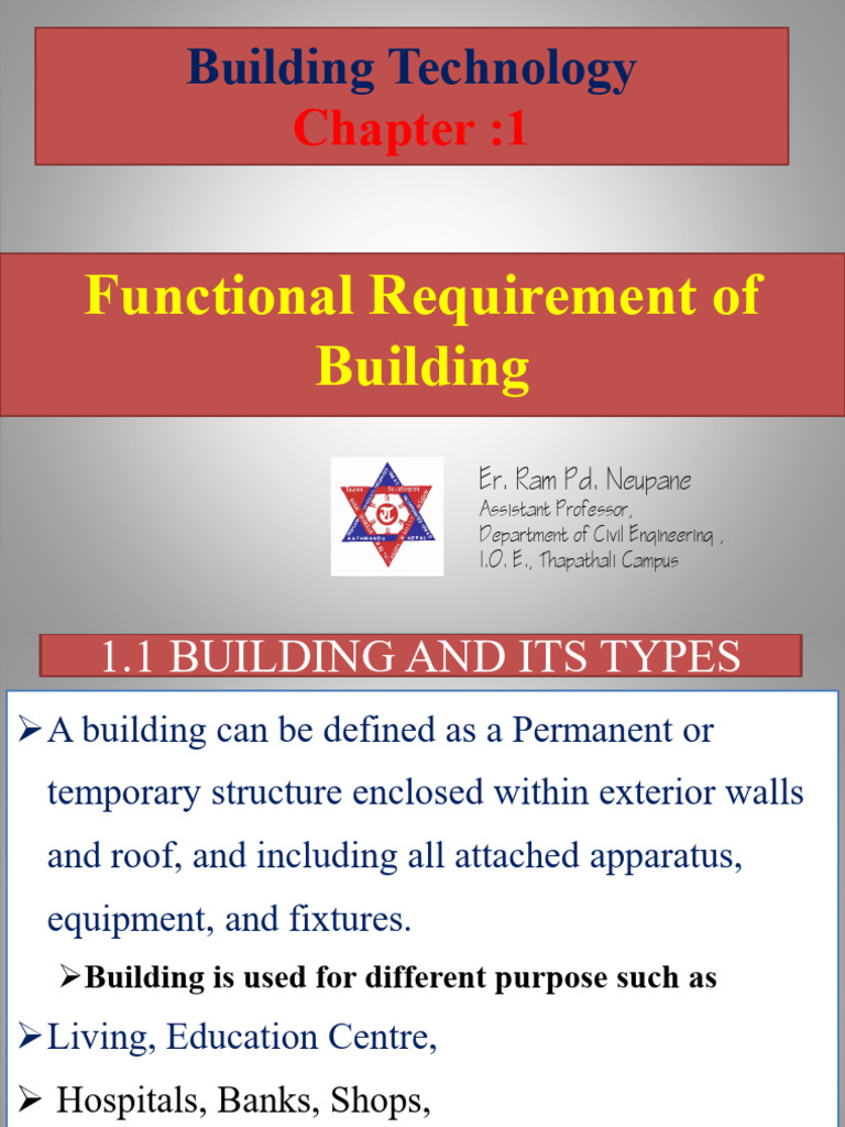 1.1..chapter - 1. Functional Requirement of Building | PDF | Heat ...