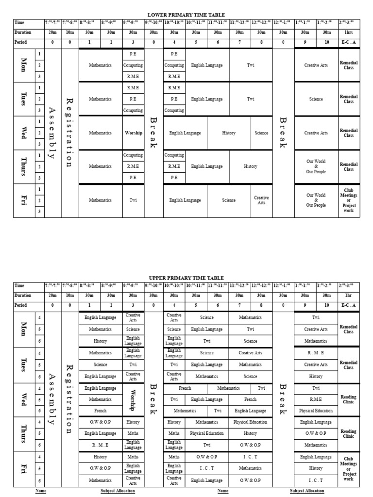 New Time Table 730 To 300 | PDF | Science | Inquiry