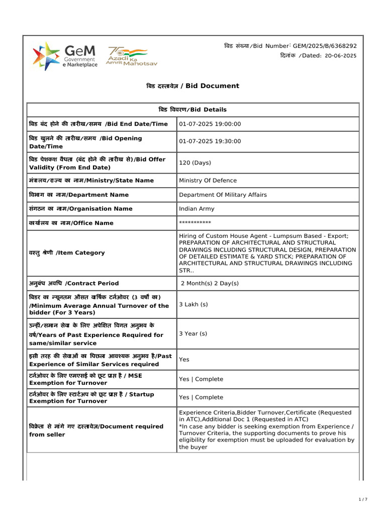 Bid Document | PDF | Procurement | Auction