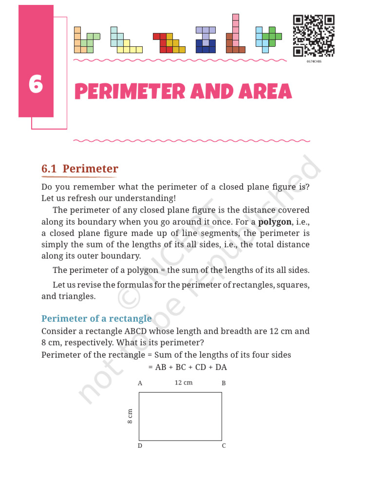 Rectangle Perimeter and Area Concepts | PDF | Area | Length