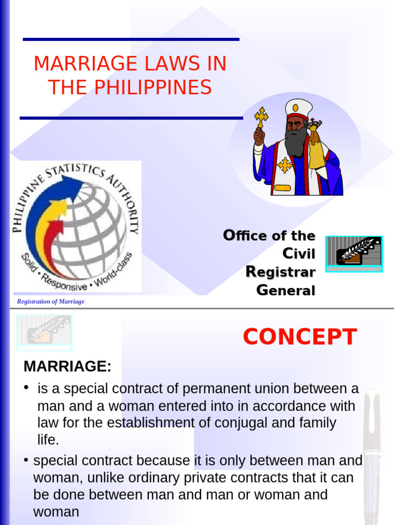 Marriage Law in The Philippine | PDF | Marriage | Marriage License