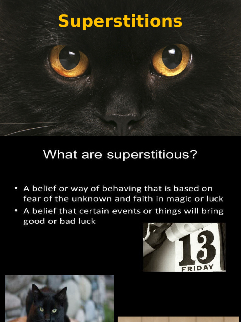 Understanding Superstitions and Beliefs | PDF