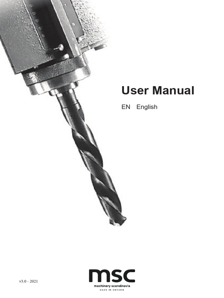 Swedish Drill Machine User Manual | PDF | Drill | Manual Transmission