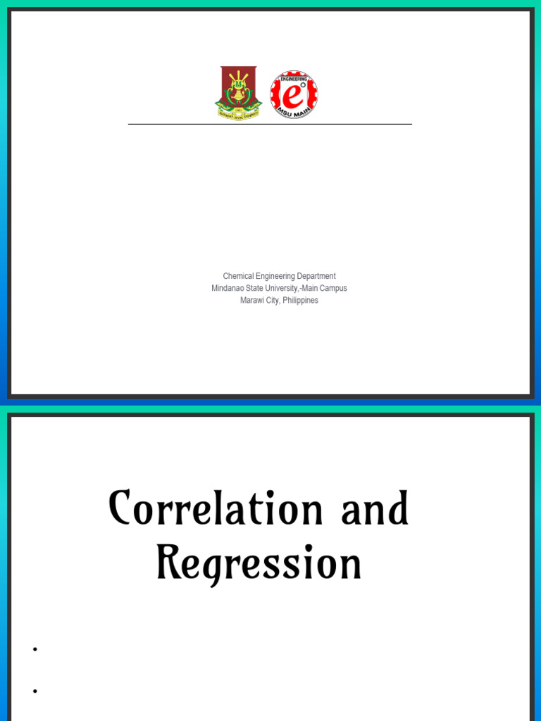 ENS185 MODULE 6 Correlation and Regression | PDF | Regression Analysis | Errors And Residuals