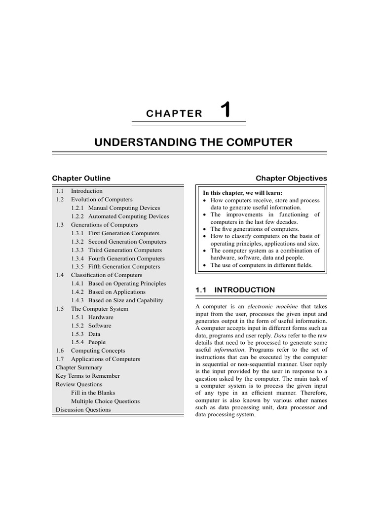 fundamentals of information technology | PDF | Integrated Circuit ...