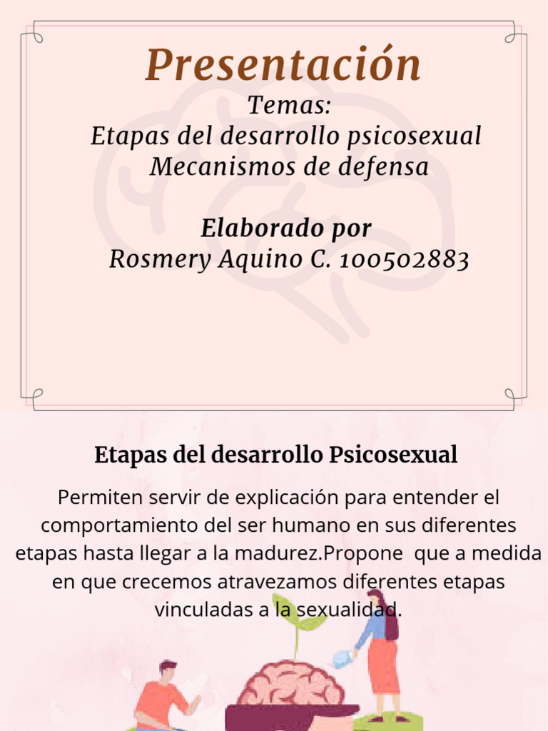 Etapas de Desarrollo Psicosexual - 20240910 - 175615 - 0000 | PDF | Sicología | Ciencias del ...