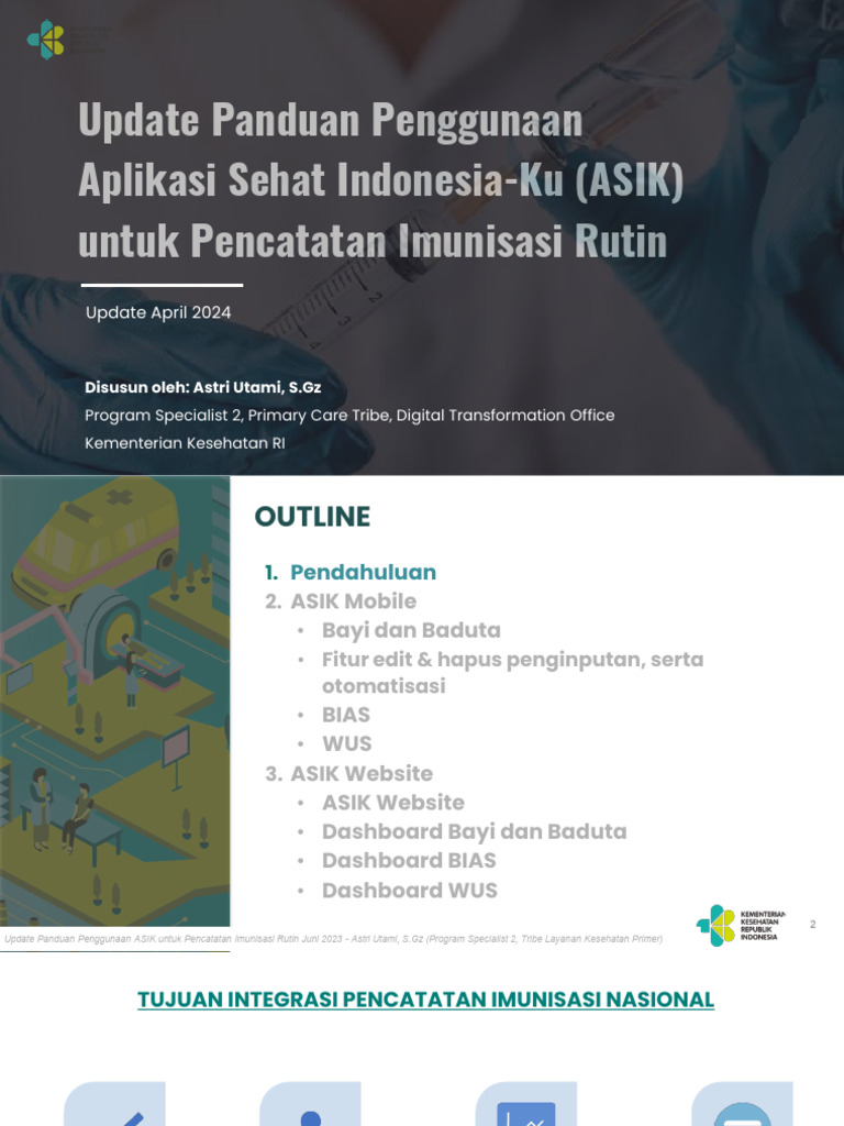 Panduan Penggunaan ASIK - Update April 2024 | PDF