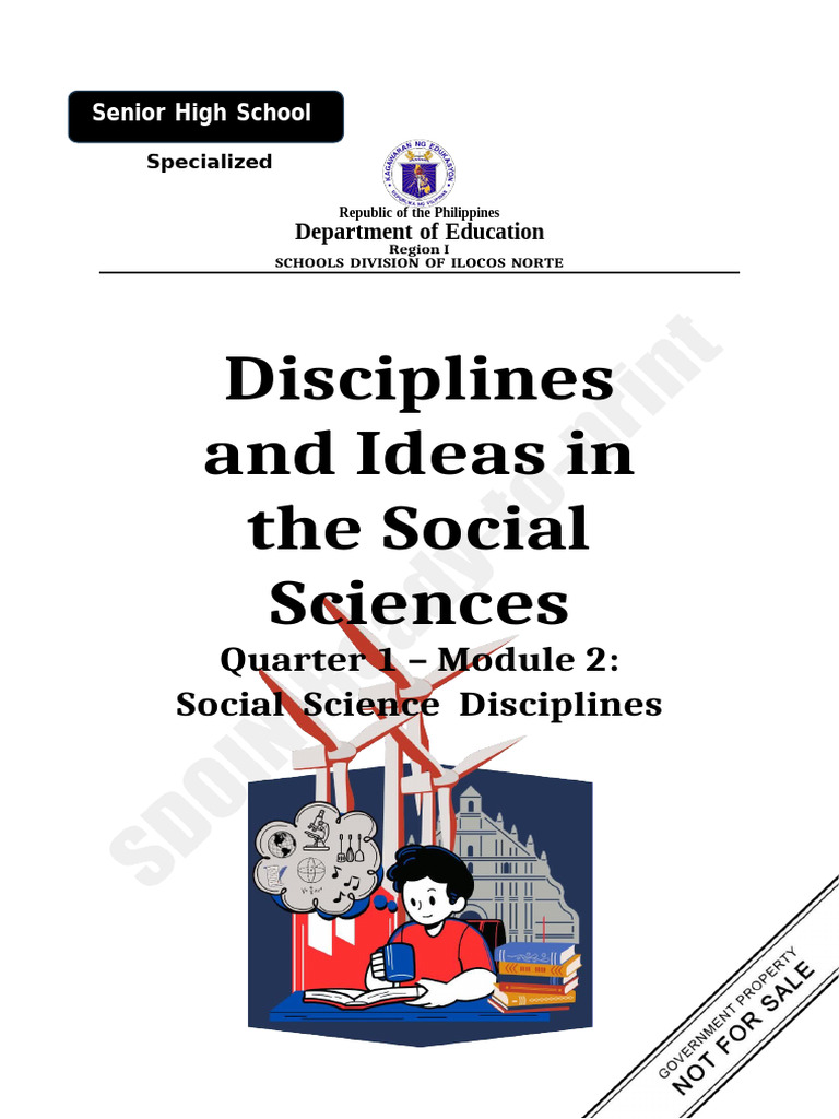 HUMSS DISS11 Q1 W3 4 Social Science Disciplines | PDF | Social Sciences | Sociology