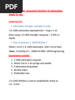 Push Dose Epinephrine Preparation Guide | PDF | Syringe | Injection ...