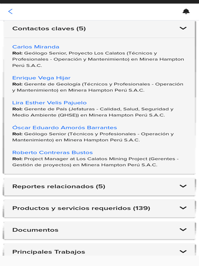 BNamericas - Los Calatos | PDF