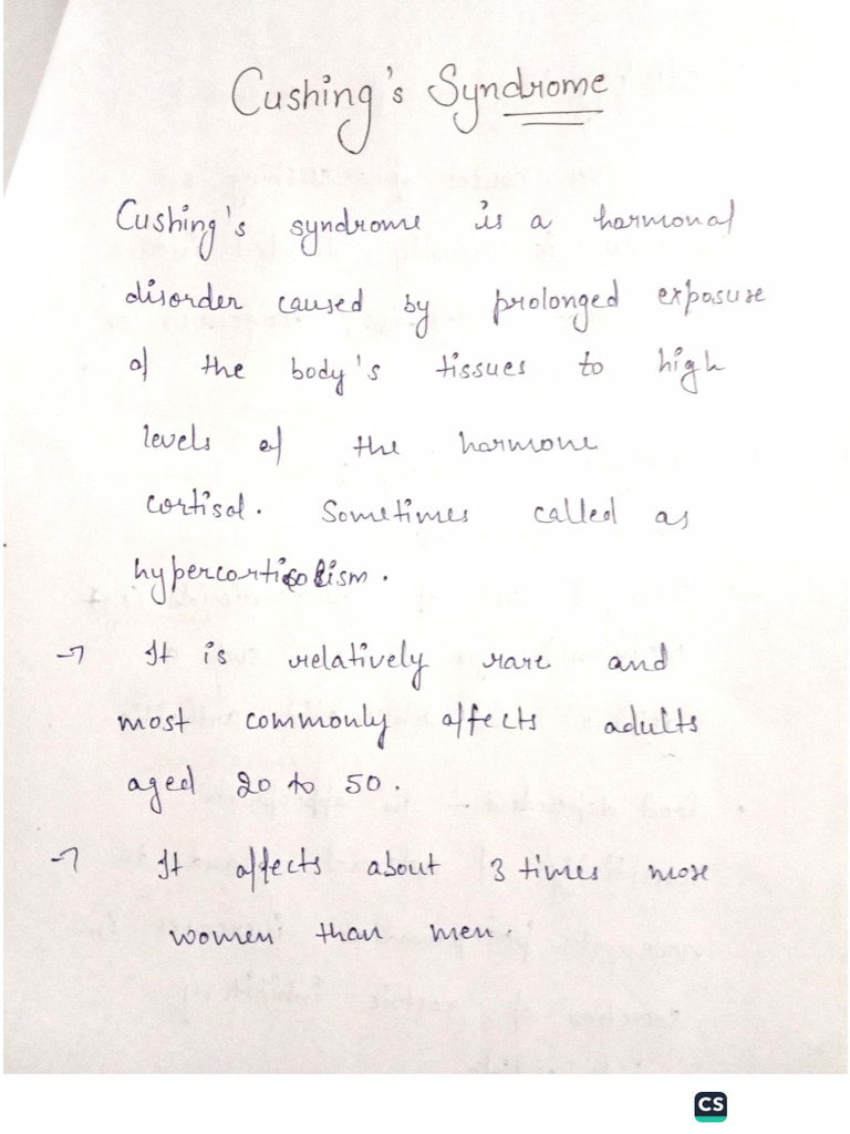 Cushing Syndrome | PDF