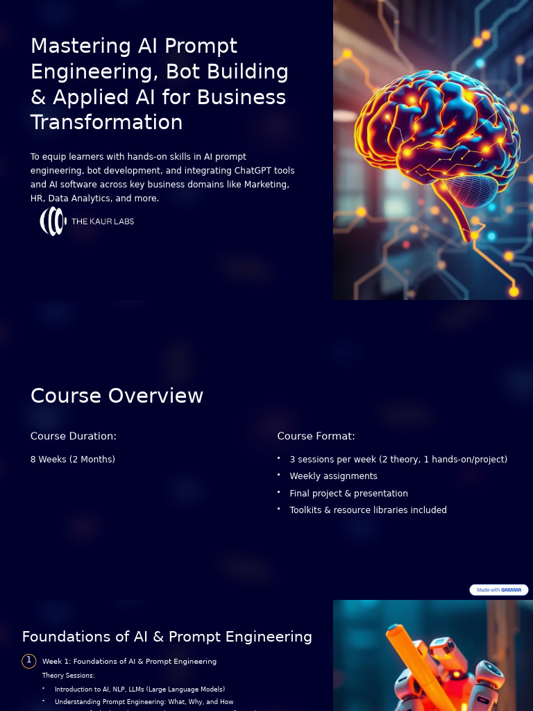 Mastering AI Prompt Engineering Bot Building and Applied AI For ...