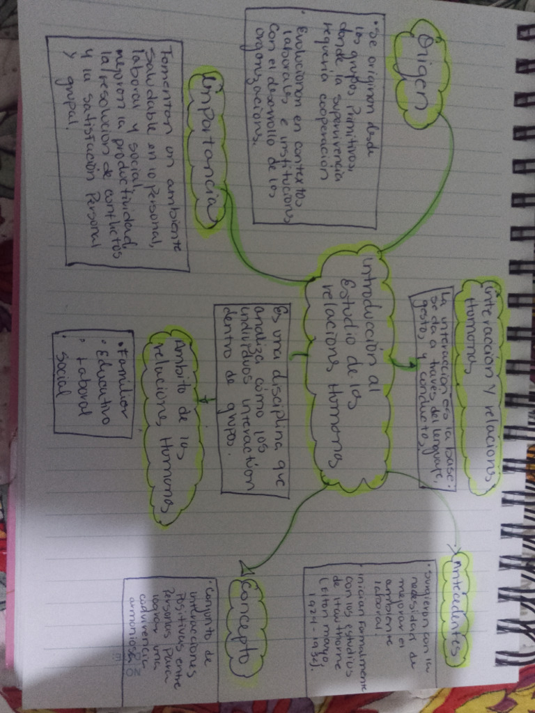 Mapa Conceptual Relaciones Humanas | PDF
