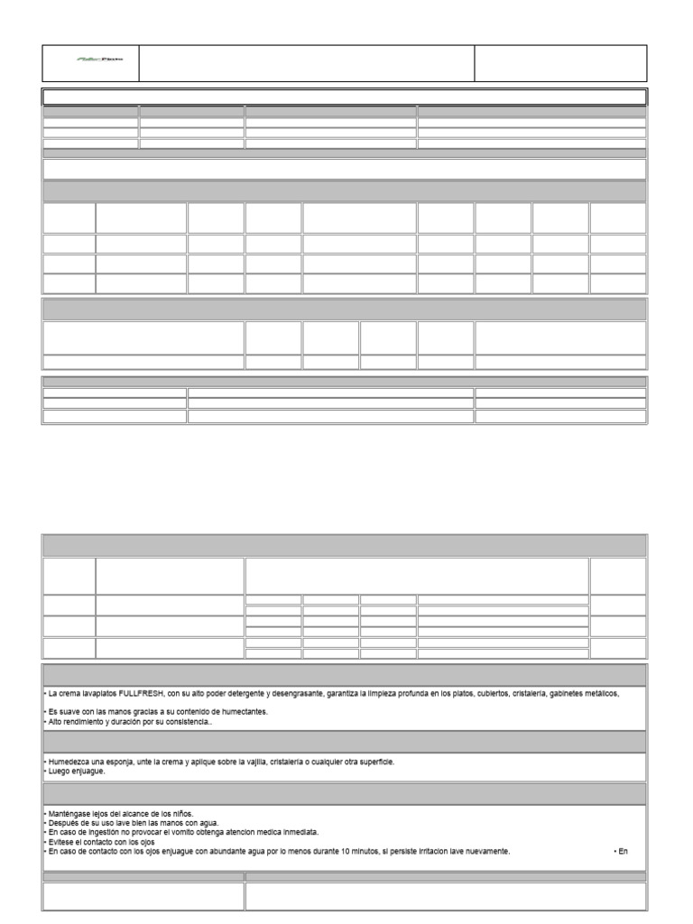 FT Full Gresh | PDF | Lavavajillas