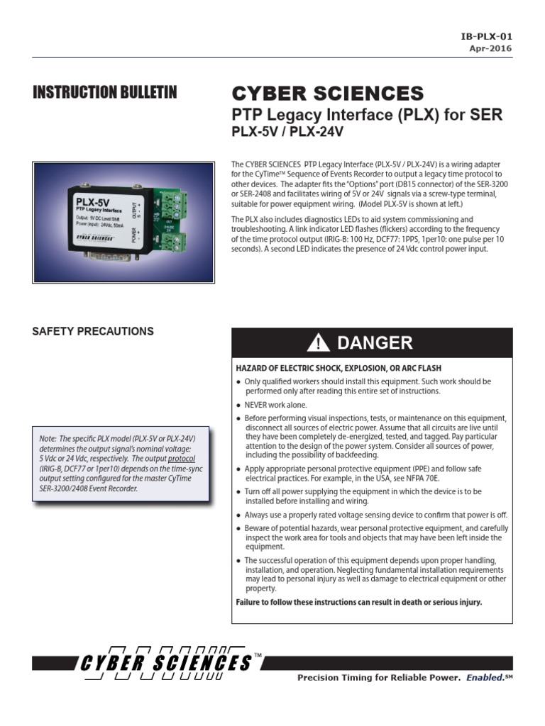 Ib PLX 01 | PDF | Electrical Wiring | Electric Power