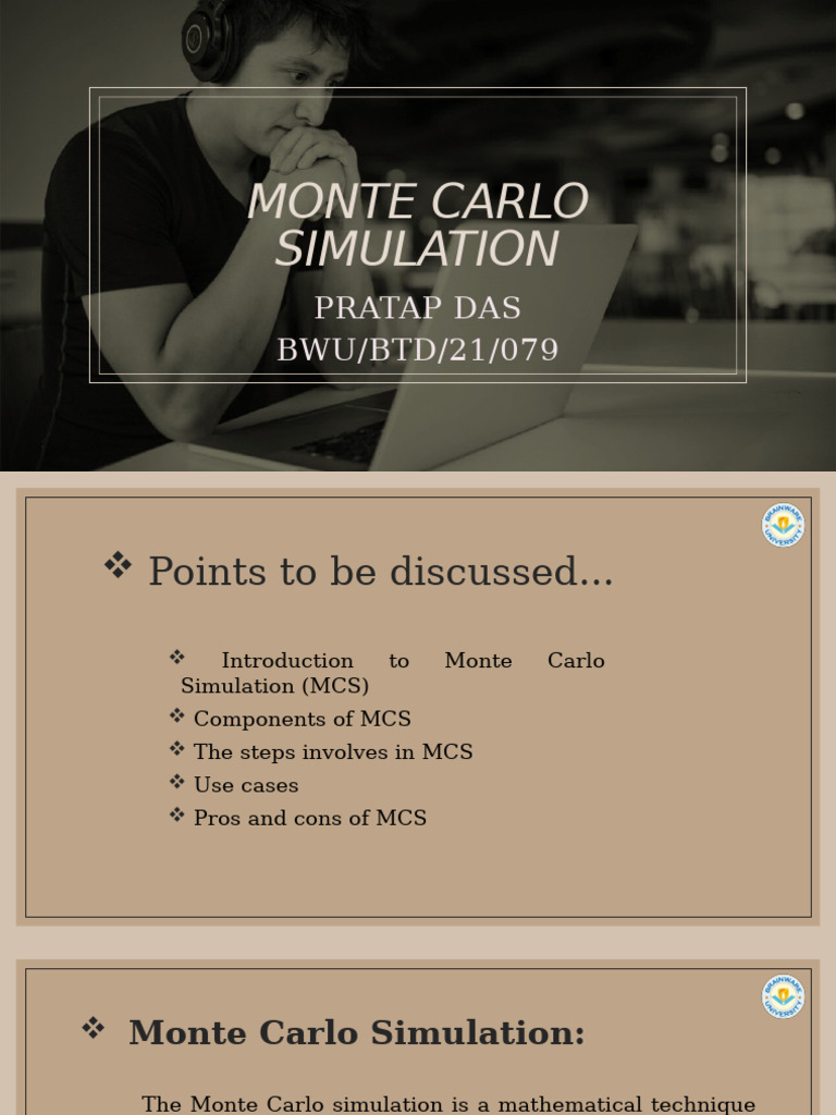 BWU BTD 21 079-Monte Carlo Simulation | PDF | Monte Carlo Method | Simulation