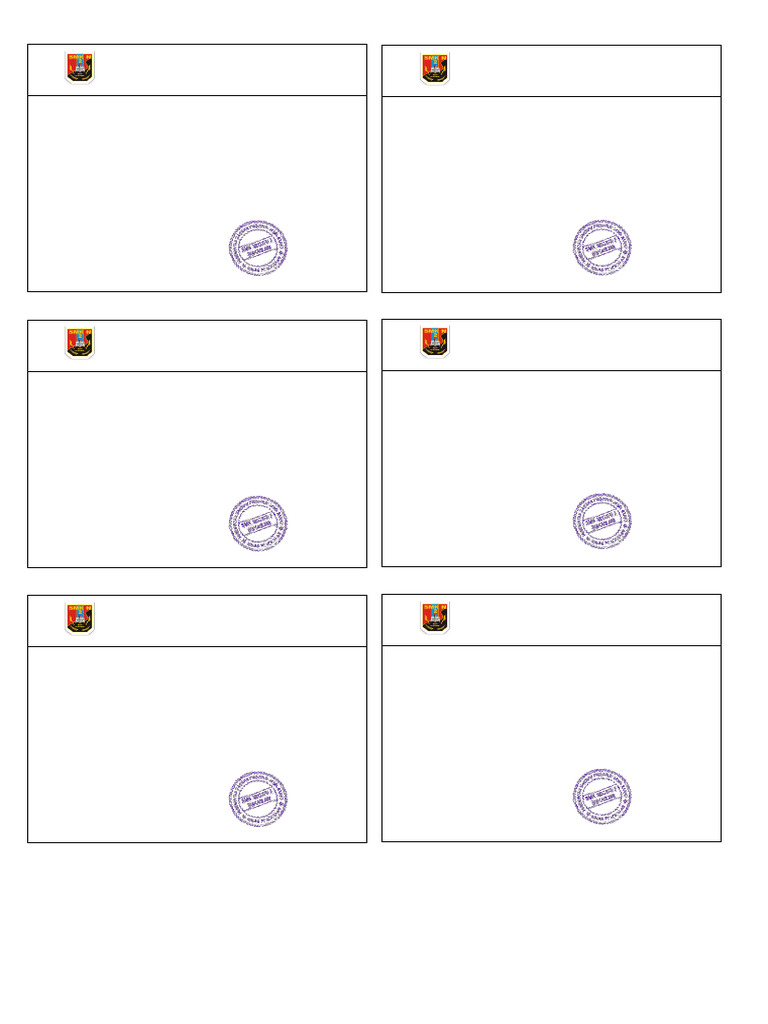 Format Kartu Peserta Us 2025 | PDF