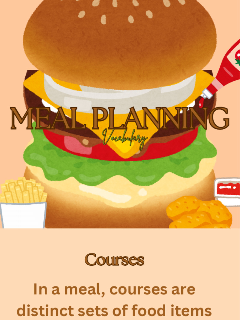 Meal Planning PDF | PDF