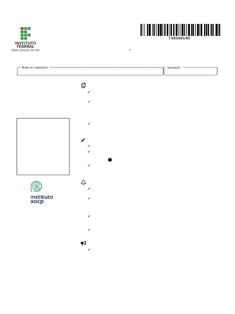 Prova IFMS | PDF | Celulares