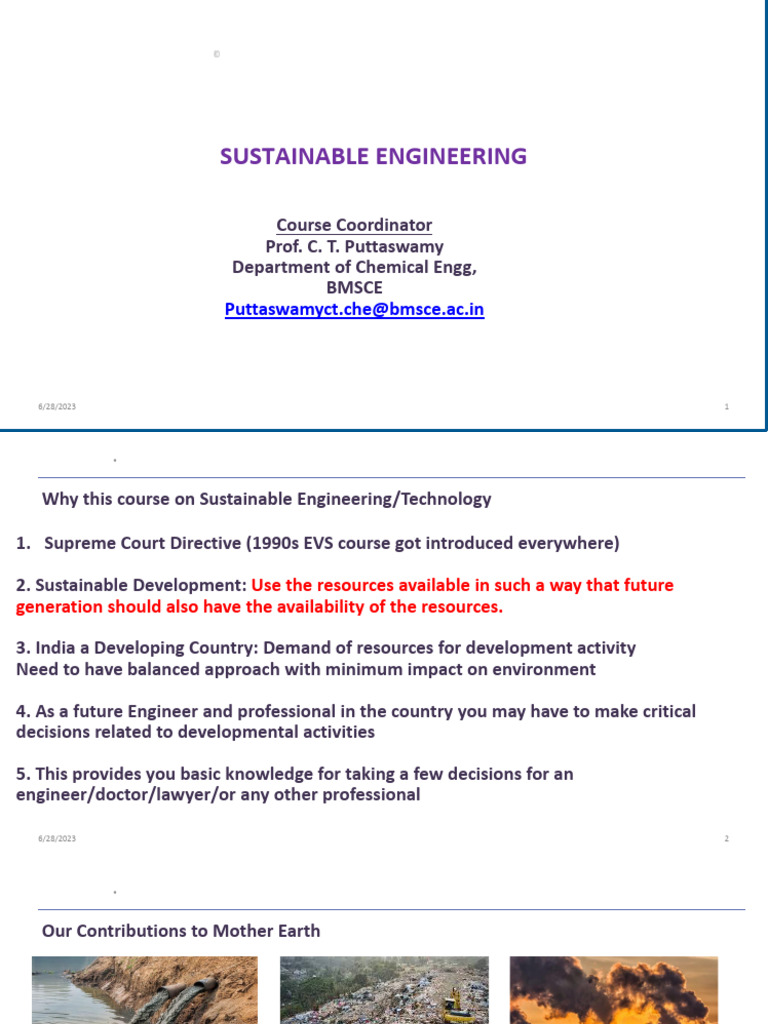 Sustainable Unit 1.cleaned | PDF | Sustainability | Atmosphere Of Earth