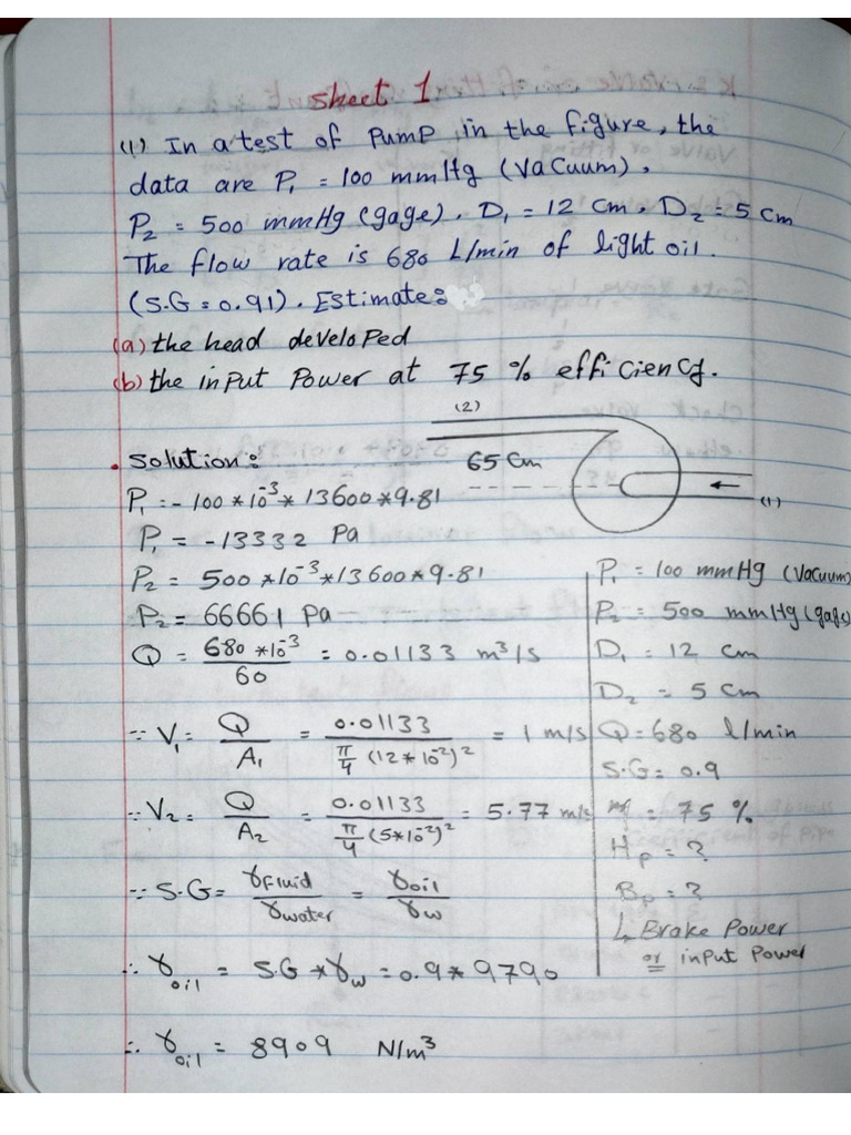 Mechanical Sheet 1 Pump | PDF