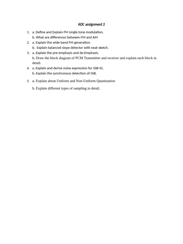 ADC Assignment2 | PDF