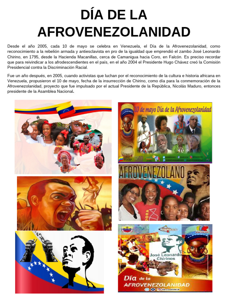 Día de La Afrovenezolanidad | PDF