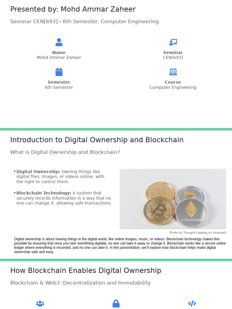 Seminar Presentation | PDF | Cryptocurrency | Bitcoin