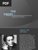 Class 12 English Vistas PPT Chapter 4 The-Enemy | PDF | Narrative | Conscience